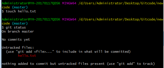 Git 创建本地仓库并上传到远程仓库简单示例_建立hellogit.txt文档,完成文档上传到远程库。-CSDN博客