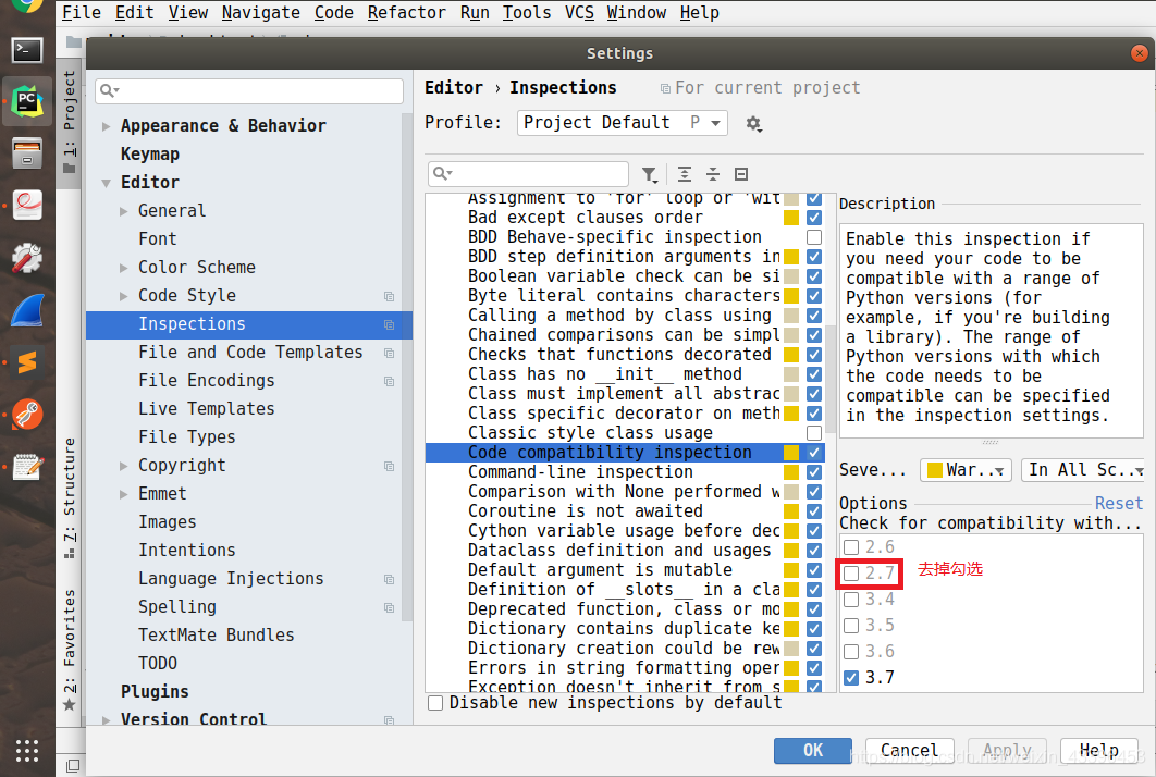 使用的解释器是python3但pycharm提示python2.7不支持返回类型_python指定参数类型但在python 2报错不支持-CSDN博客