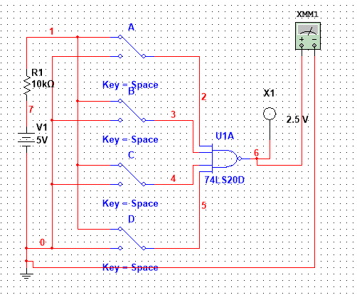 24-hour digital clock multisim simulation (with calibration function ...