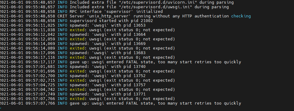 Supervisor administra Uwsgi y Gunicorn - programador clic