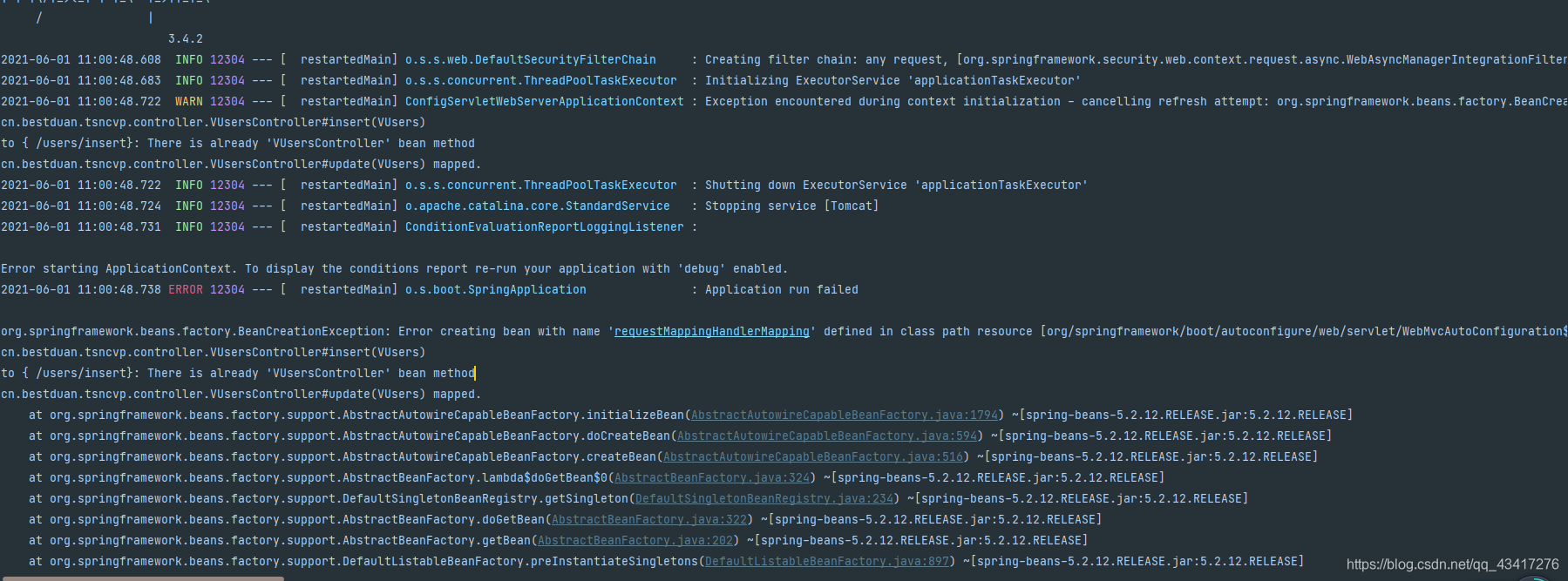 Error Creating Bean With Name ‘requestmappinghandlermapping‘ Itdfq的博客