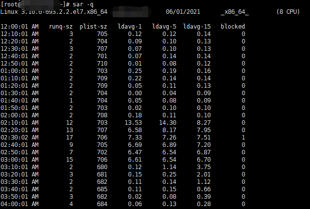 Linux命令之sar——查看服务器某一段时间内的CPU情况【系统性能检测】_linux查看一段时间的cpu-CSDN博客