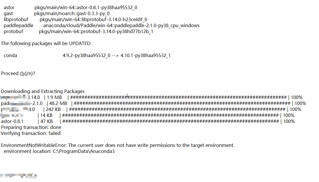 Solving Environment Failed With Initial Frozen Solve Csdn博客 
