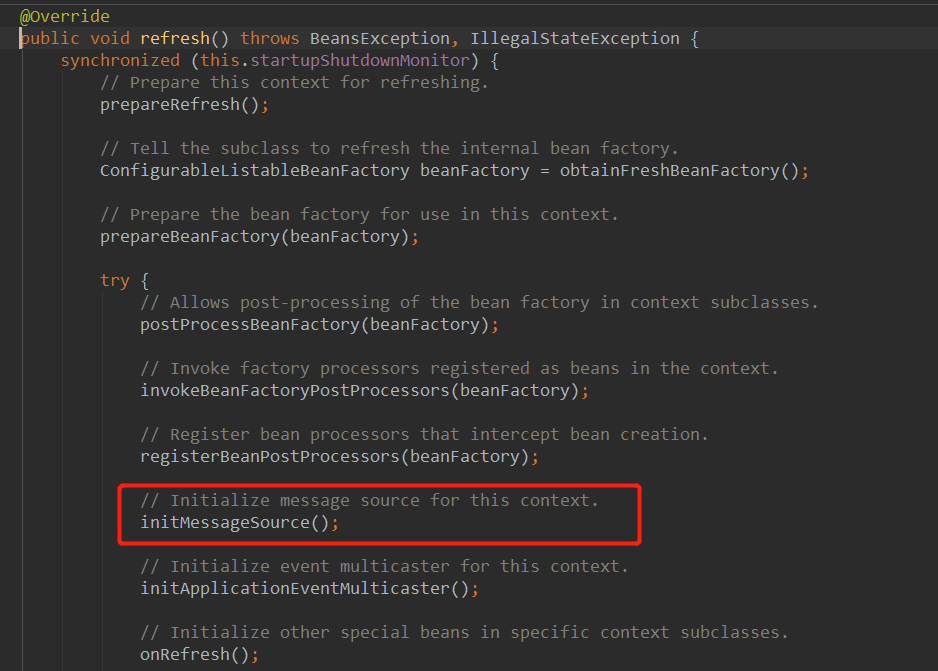 Spring容器创建过程——初始化MessageSource_messagesource初期化-CSDN博客