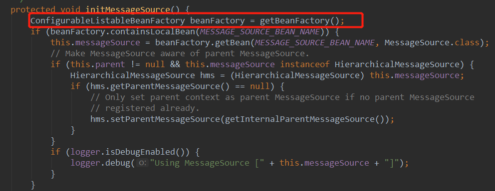 Spring容器创建过程——初始化MessageSource_messagesource初期化-CSDN博客