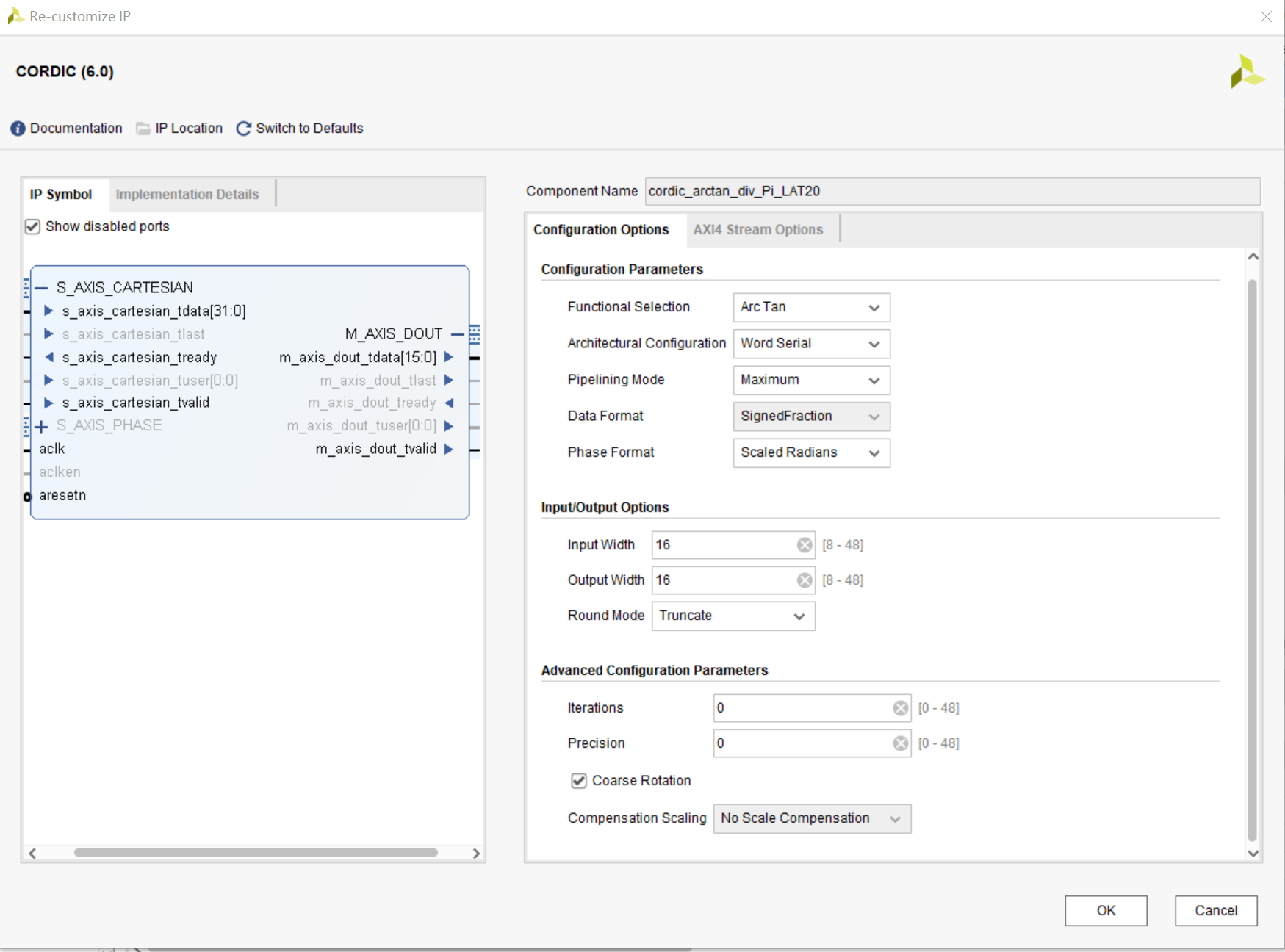 CORDIC(6.0) IP核 与 DDS Compiler(6.0) IP核 使用示例_dds compiler6.0-CSDN博客