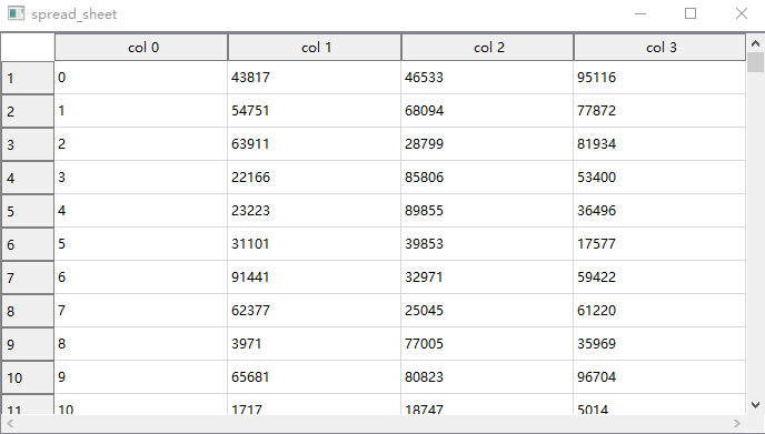QT表格动态刷新显示大量数据_qt动态显示数据-CSDN博客