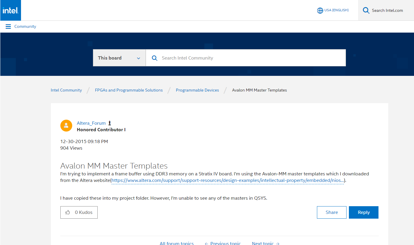 NIOS II 14：avalon mm master 共享sdram存储器_avalon master template ip 核-CSDN博客