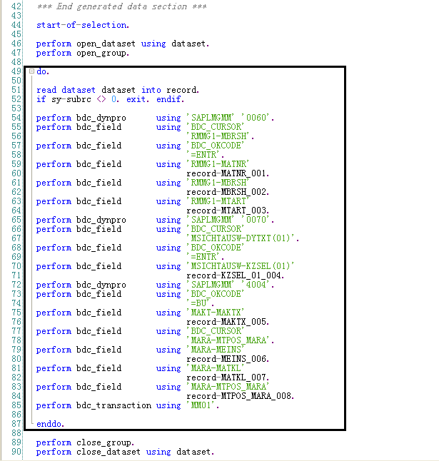 SAP ABAP BDC 的使用及代码详解-CSDN博客