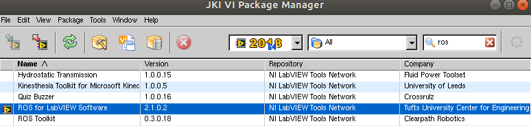 ubuntu 18.04 安装LabVIEW2018 vipm ros-for-labview_ubuntu安装labview-CSDN博客