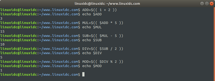 在Linux终端中进行算术运算的5种方法_linux算数-CSDN博客