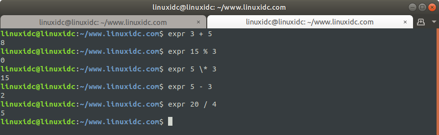 在Linux终端中进行算术运算的5种方法_linux算数-CSDN博客