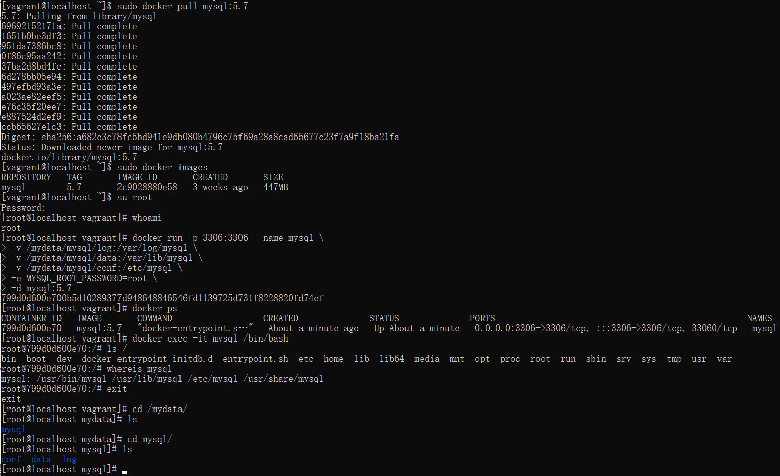 vagrant给vmbox创建虚拟机及docker安装mysql和redis_vagrant2.2.5下载-CSDN博客