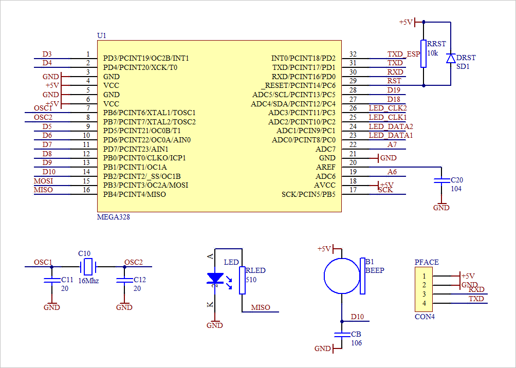 基于Arduino ATmega328人脸识别IOT演示门锁_atmega328电路设计-CSDN博客