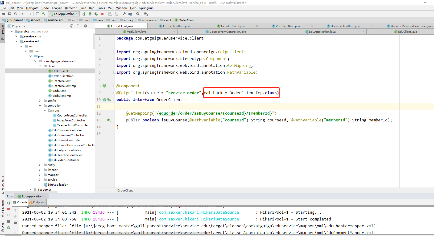 Fallback class must implement the interface annotated by @FeignClient-CSDN博客