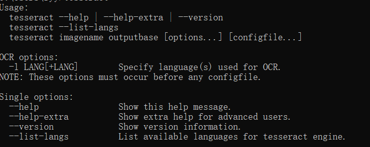 Download and Installation of Tesseract-OCR Engine - Programmer Sought