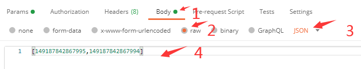 postman传递Long类型的数组_postman怎么传long类型-CSDN博客