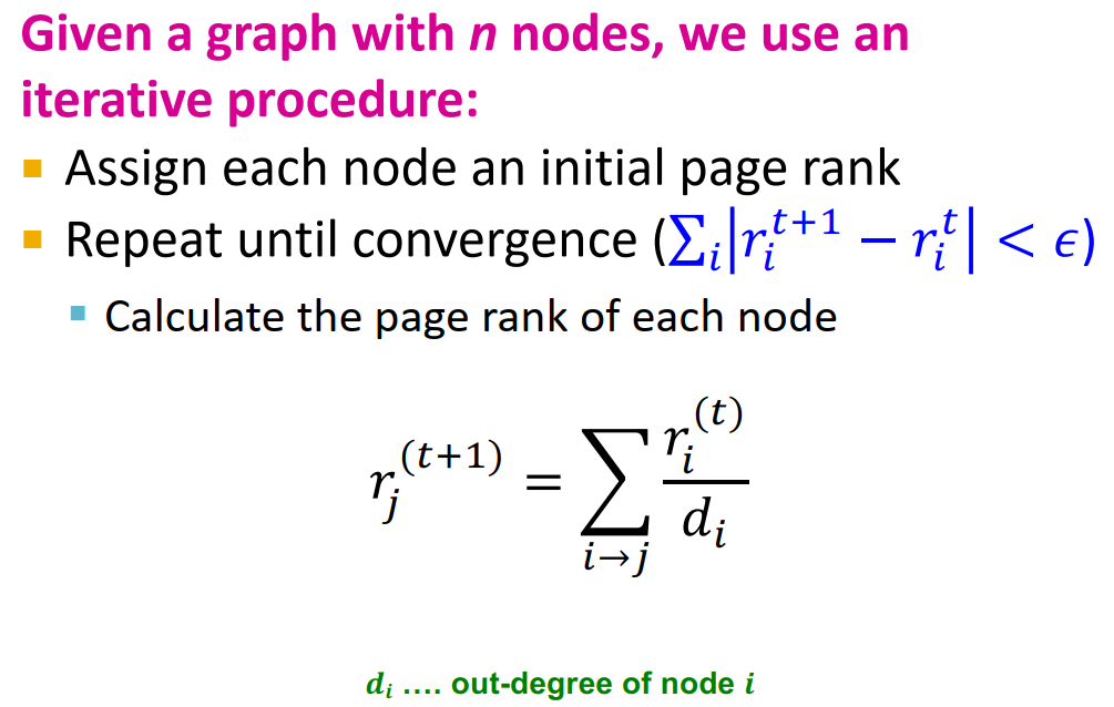 cs224w（图机器学习）2021冬季课程学习笔记4 Link Analysis: PageRank (Graph as Matrix)_link analysis算法-CSDN博客