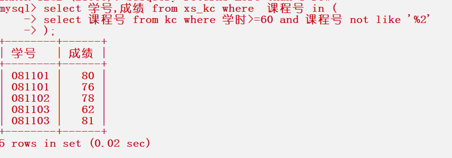 Mysql知识点 嵌套查询mysql查询学生的学号姓名出生时间 Csdn博客 