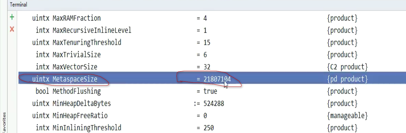 JVM参数 -XX:MetaspaceSize=1024m 设置元空间大小_-xx:maxmetaspacesize=1024m-CSDN博客