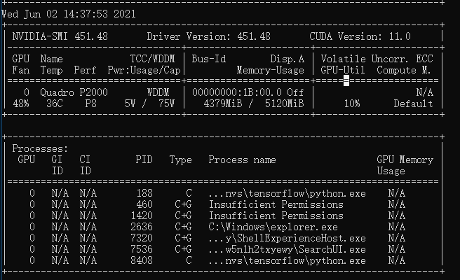 win10下配置tensorflow-gpu（NVIDIA Quadro P2000）_p2000显卡设置-CSDN博客