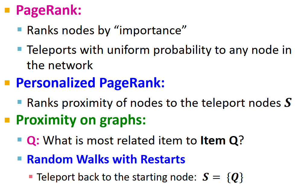 cs224w（图机器学习）2021冬季课程学习笔记4 Link Analysis: PageRank (Graph as Matrix)_link analysis算法-CSDN博客