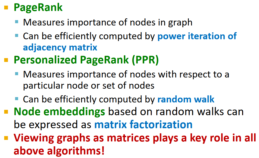 cs224w（图机器学习）2021冬季课程学习笔记4 Link Analysis: PageRank (Graph as Matrix)_link analysis算法-CSDN博客