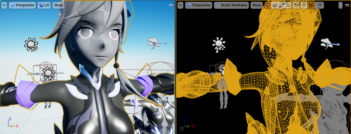 虚幻引擎之WireframeLit模式_ue5 showflag-CSDN博客