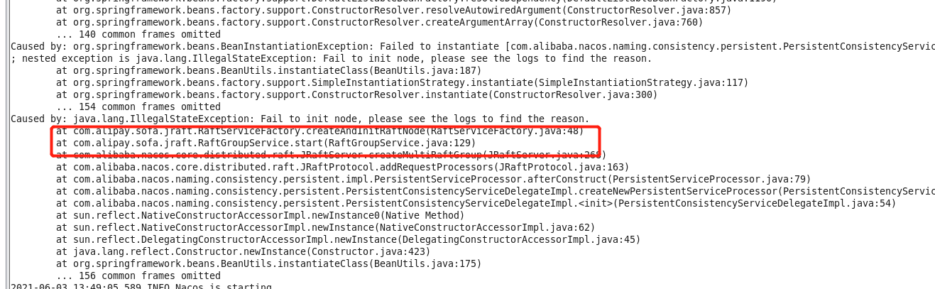 nacos2.0搭建伪集群只能启动成功一个服务问题解决_fail to init node, please see the logs to find the-CSDN博客