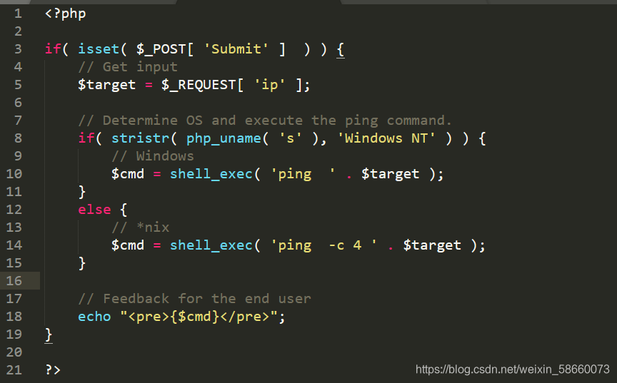 Dvwa实战篇 Command Injection(命令注入)command Injection修复 Csdn博客