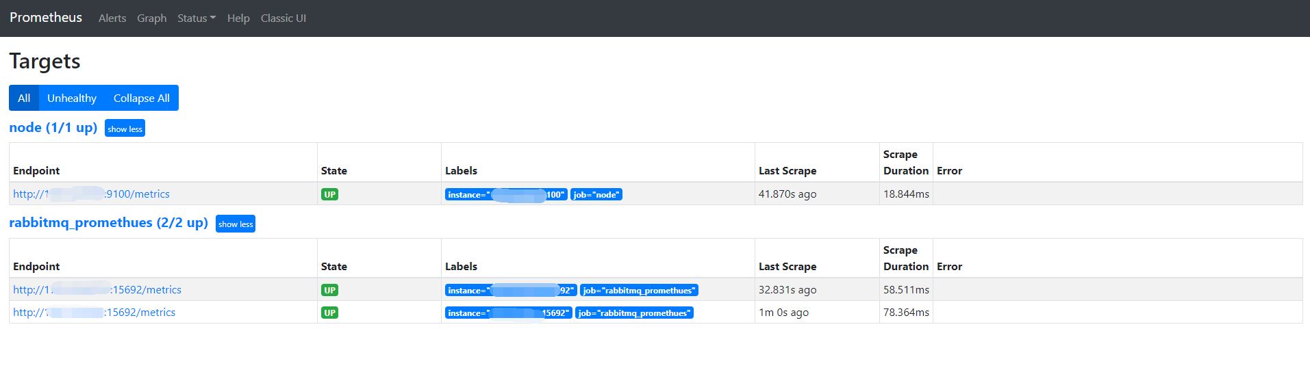 Prometheus + Grafana之监控RabbitMQ集群_grafana中rabbitmq监控页面-CSDN博客