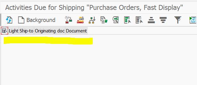 SAP - VL10B executes purchasing orders, no purchase order information ...