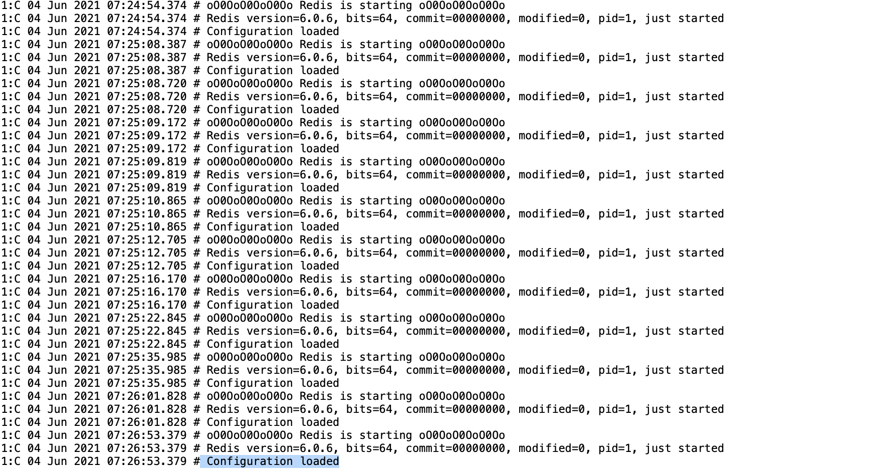 docker 启动Redis6.0 一直重启中_redis 反复重启 无提示-CSDN博客