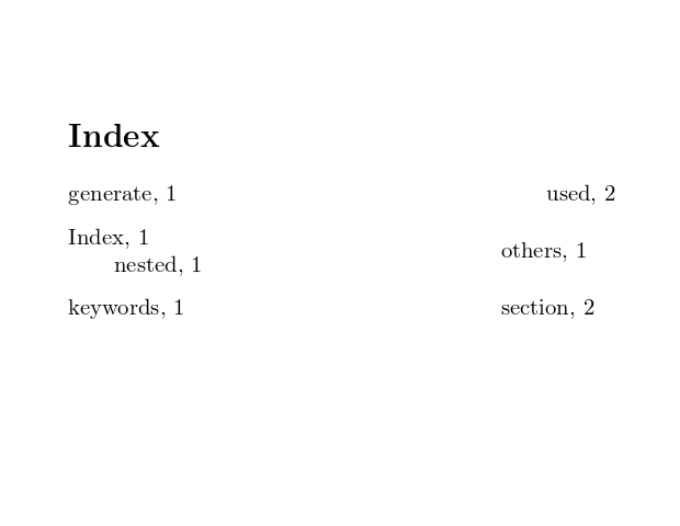 LaTeX 索引_latex subitem-CSDN博客