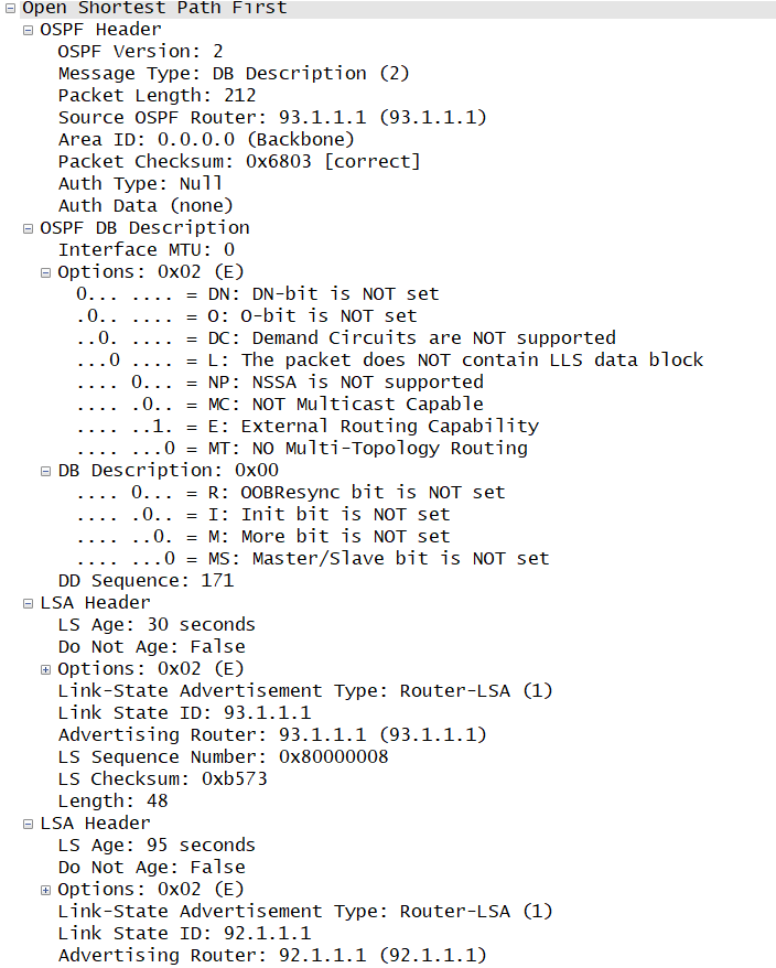 OSPF的数据包抓包分析_ospf抓包分析-CSDN博客