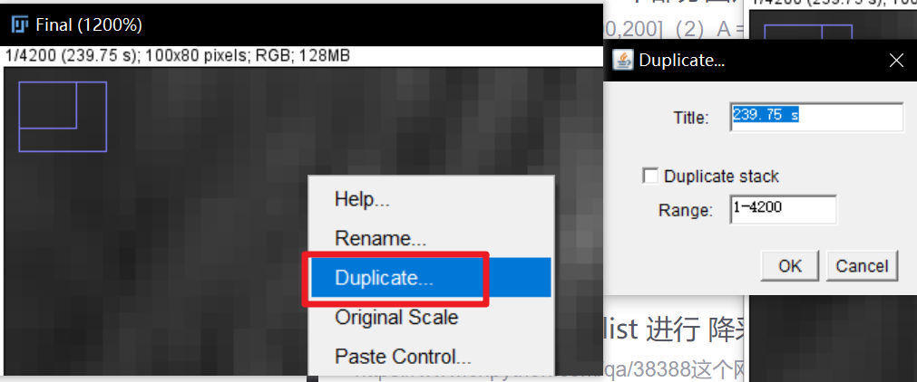 imageJ删除stack中部分图片 - bH1pJ - 博客园