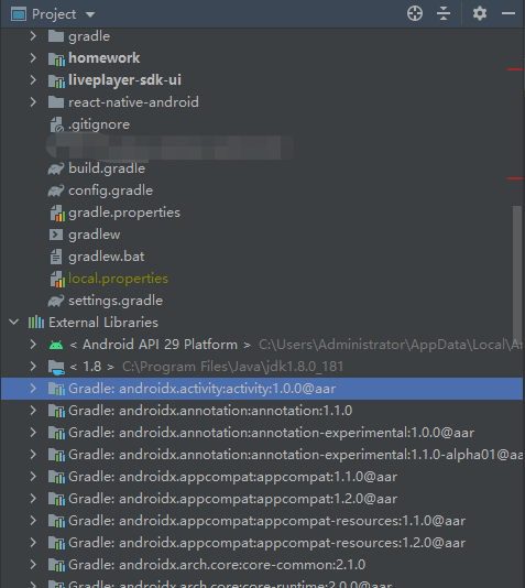 Android dependencies External Libraries 依赖包存放路径_external libraries里面的在哪里-CSDN博客