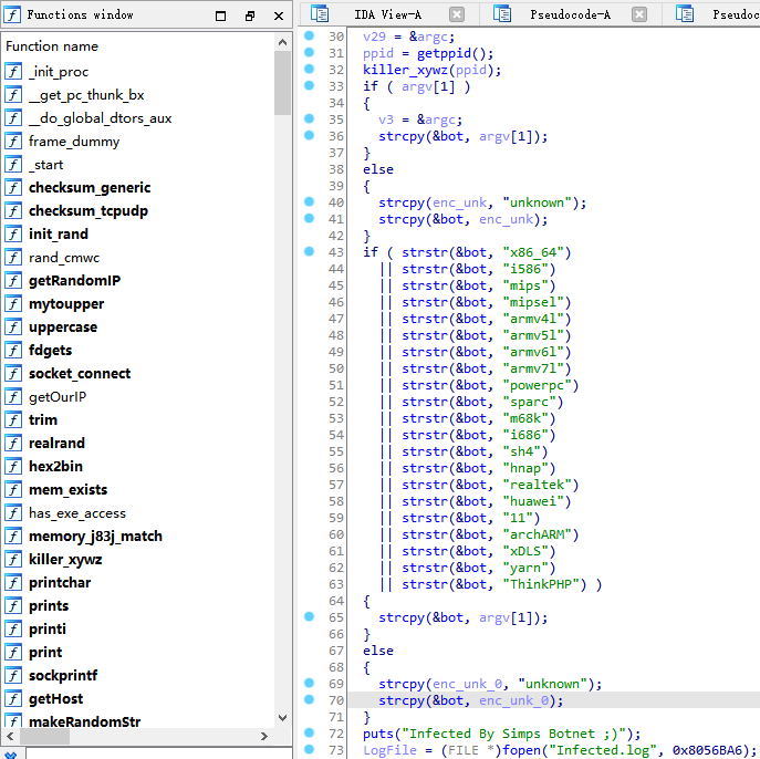 Linux逆向 - Mirai-上_mirai内核-CSDN博客