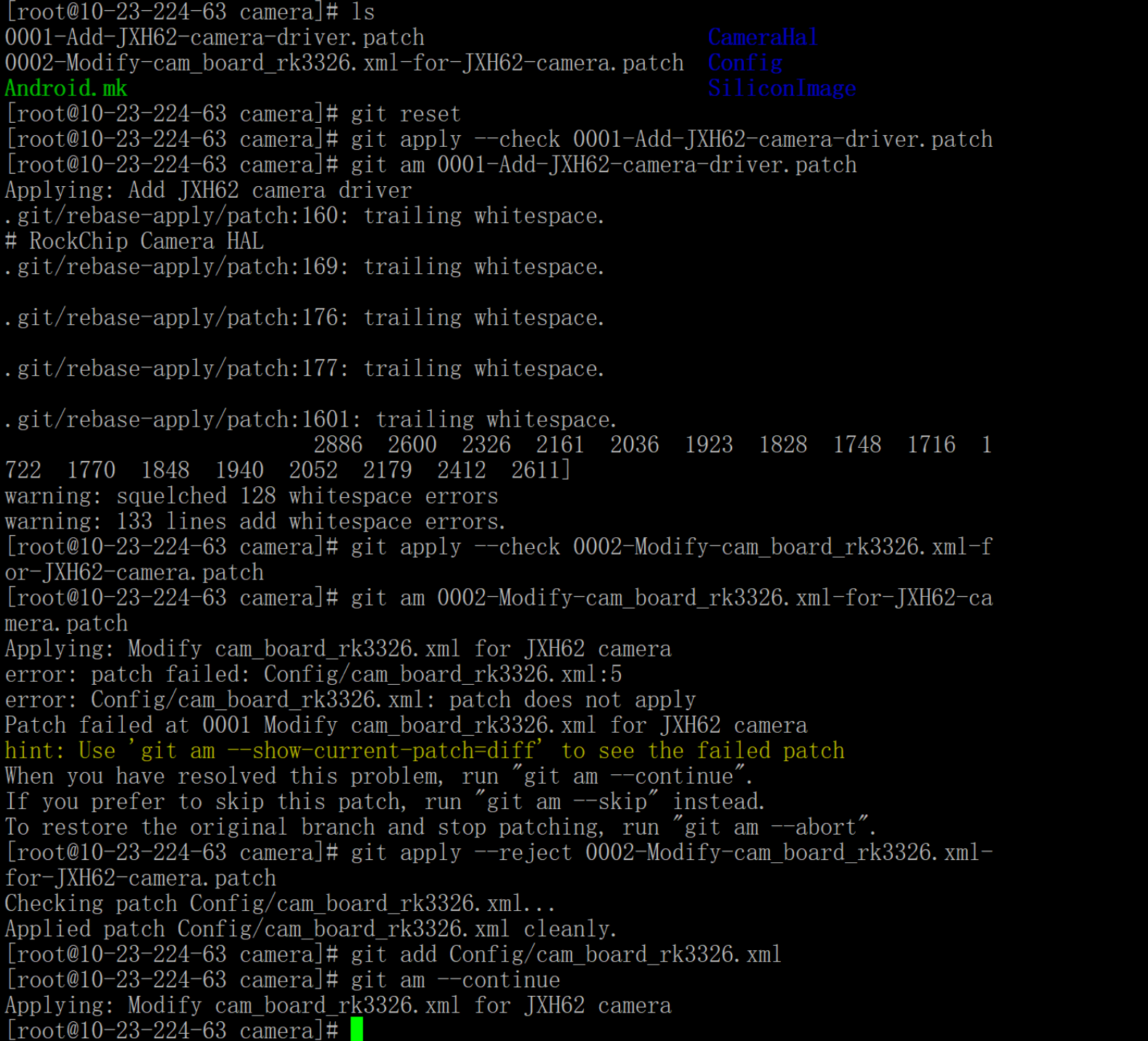git am 合并 patch 时冲突的解决方法_git patch 冲突-CSDN博客