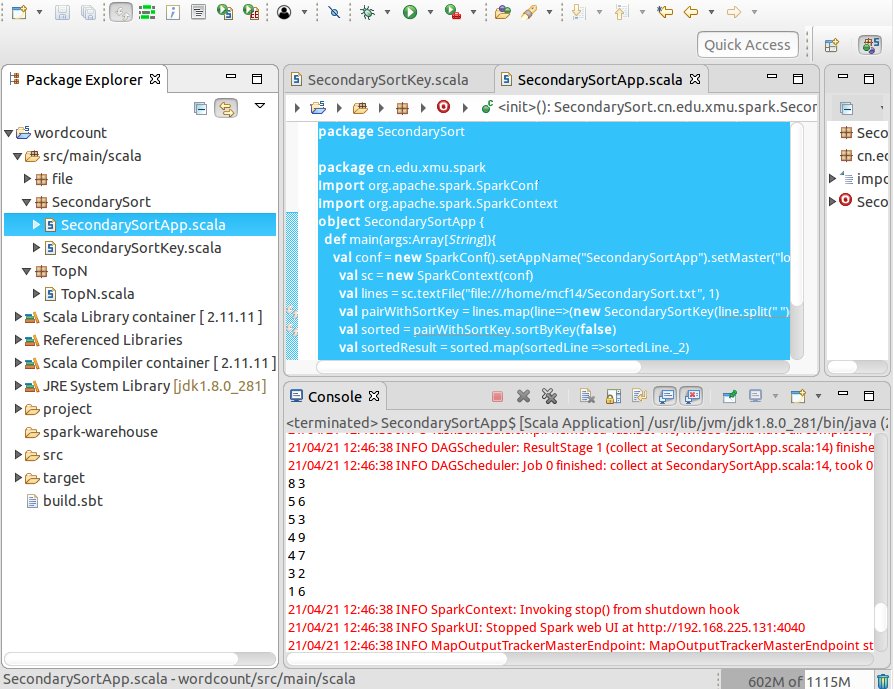 Spark——实验三：搭建基于eclipse的Spark开发环境_select an import wizard-CSDN博客