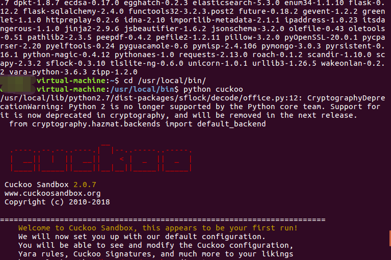 Ubuntu安装cuckoo布谷鸟沙箱详细步骤_布谷鸟沙盒-CSDN博客
