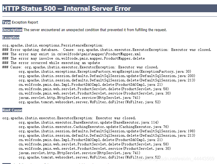 Mybatis报错：ExecutorException: Executor was closed-CSDN博客