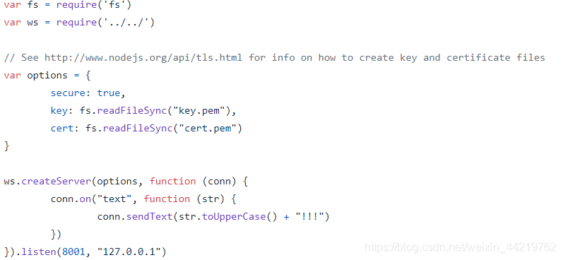 关于 Nodejs Websocket 的 Wss 设置nodejs Wss Csdn博客