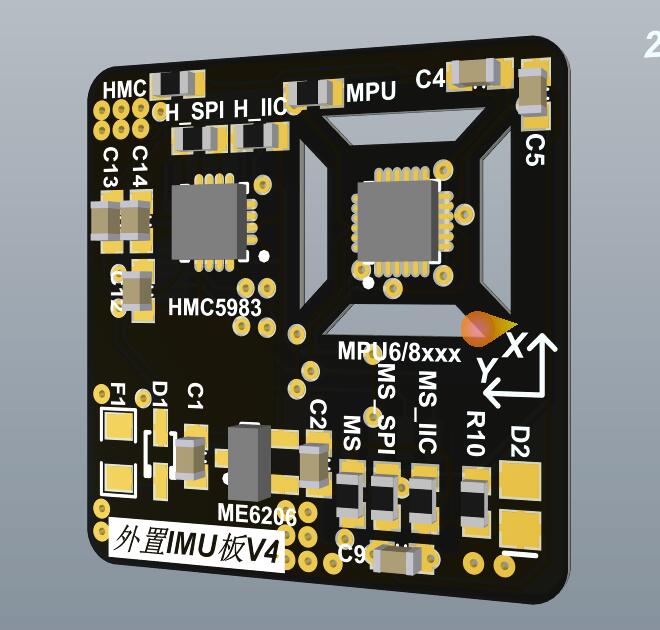开源10轴IMU PCB，基于MEMS传感器MPU6500-HMC5983-AK8975-BMP280-MS5611设计，适用于多轴无人机、平衡车、惯导入门_mems传感器pcb设计-CSDN博客