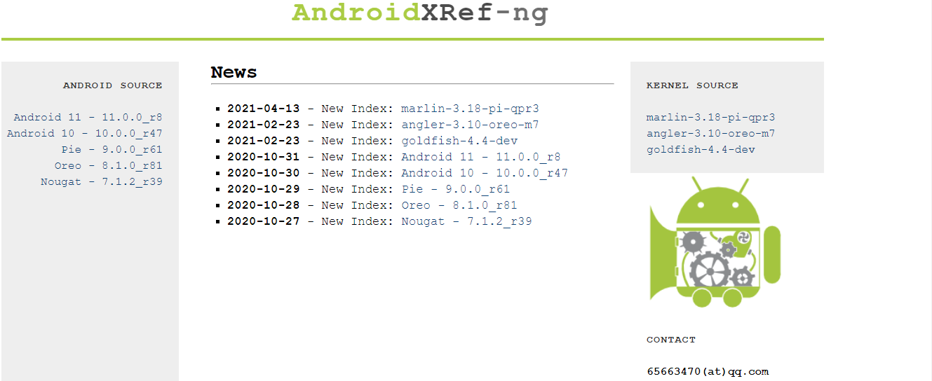浏览检索Android源码(AOSP）网站_aosp opengrok源码-CSDN博客