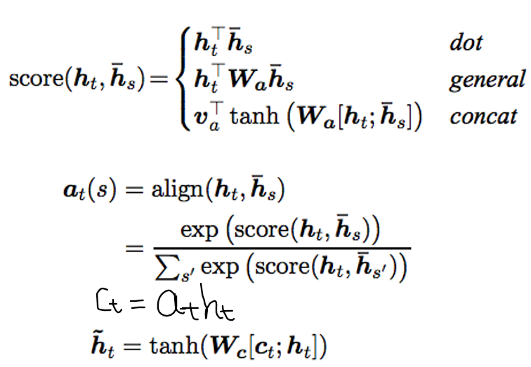 pytorch实现seq2seq(二):Luong_attention机制_luong attention-CSDN博客