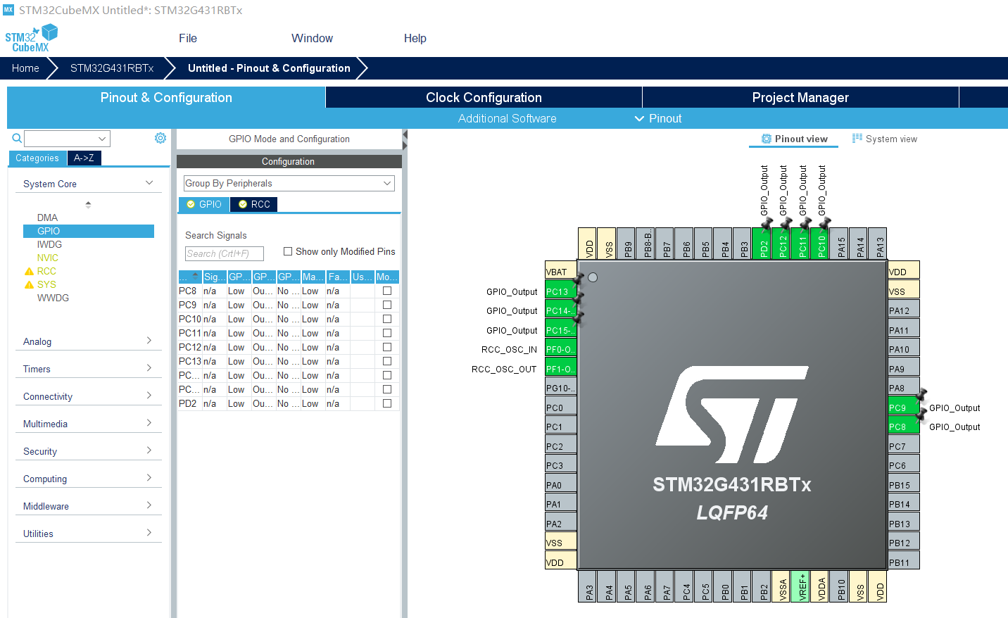 蓝桥杯嵌入式(G431RBT6)：模块---Led_stm32g431rbt6原理图-CSDN博客