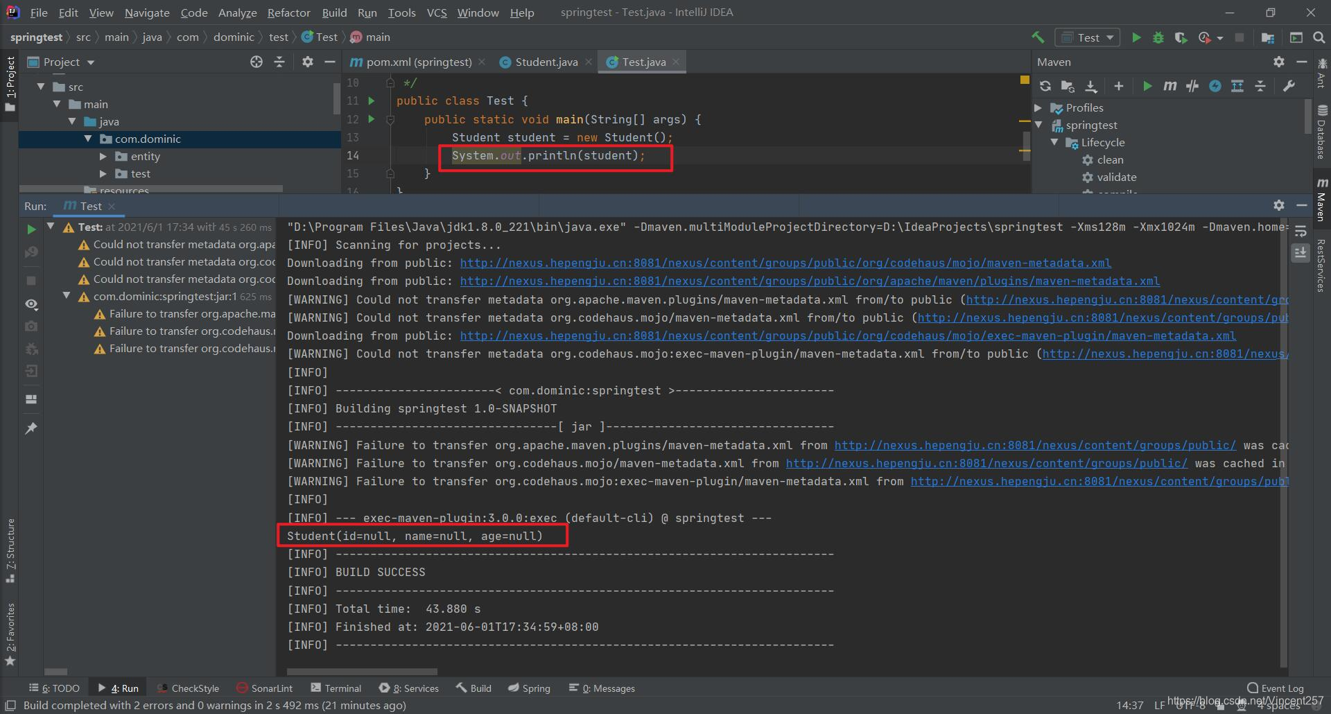 Java:idea报错程序包lombok不存在java 程序包lombok不存在 Csdn博客
