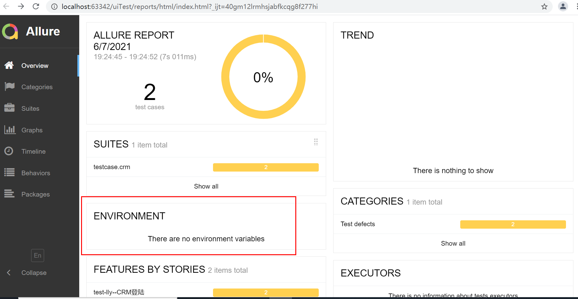 Allure Report Environment Configuration - Programmer Sought
